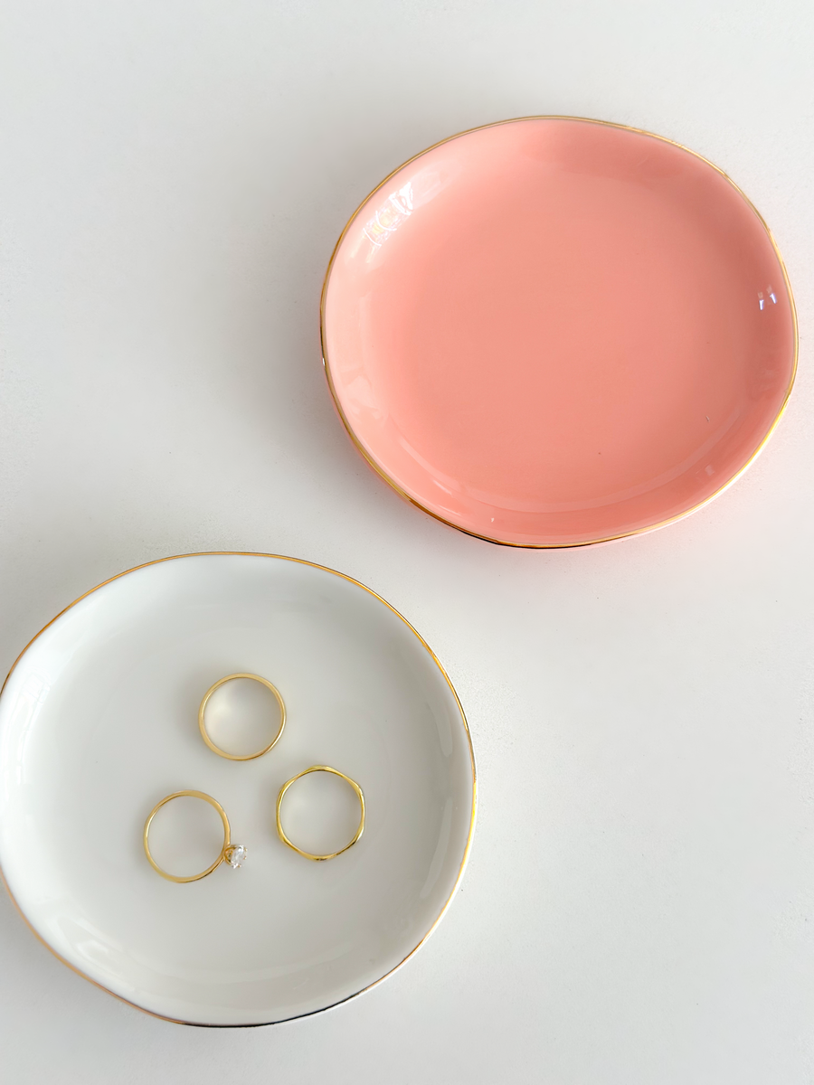 White Trinket Dish – Growing Fond