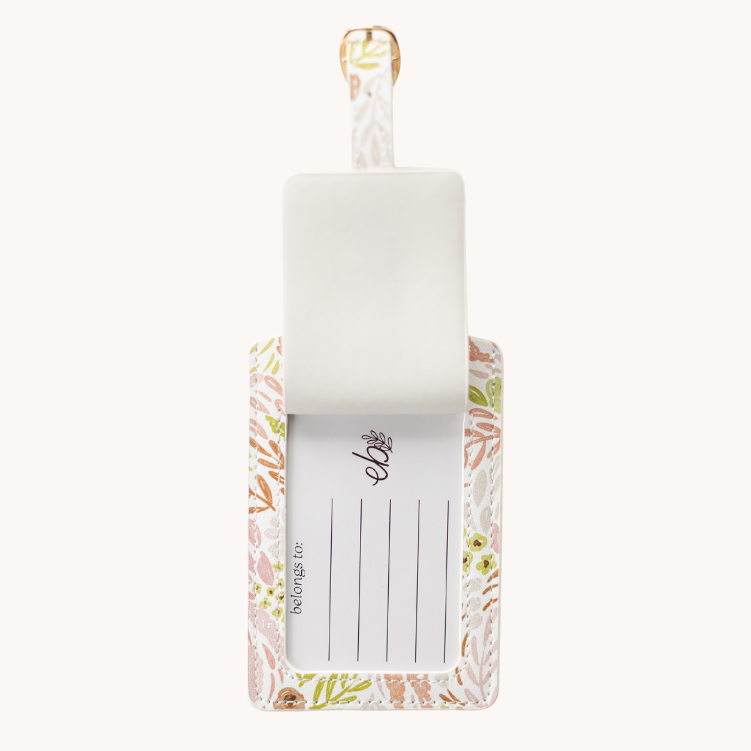Limelight Floral Luggage Tag – Growing Fond